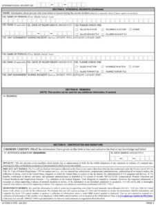 VA Form 21-0781 – Statement in Support of Claim for Service Connection ...