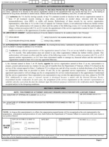 VA Form 21-22 – Appointment of Veterans Service Organization as ...