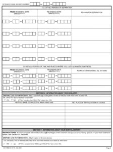 VA Form 21-4170 – Statement of Marital Relationship - VA Forms