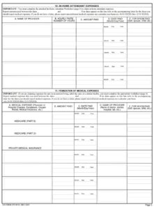 VA Form 21P-8416 – Medical Expense Report - VA Forms