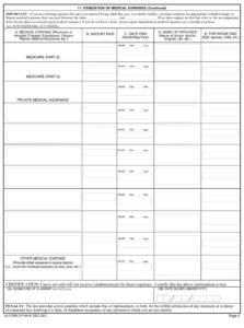 VA Form 21P-8416 – Medical Expense Report - VA Forms