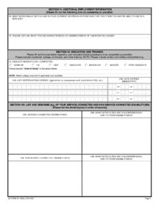 VA Form 28-1902W – Veteran Readiness and Employment (VR&E ...