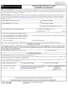 VA Form 29-4125 – Claim for One Sum Payment—Government Life Insurance ...
